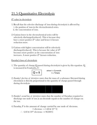 Chemistry zimsec chapter 21 electrode potentials | PDF