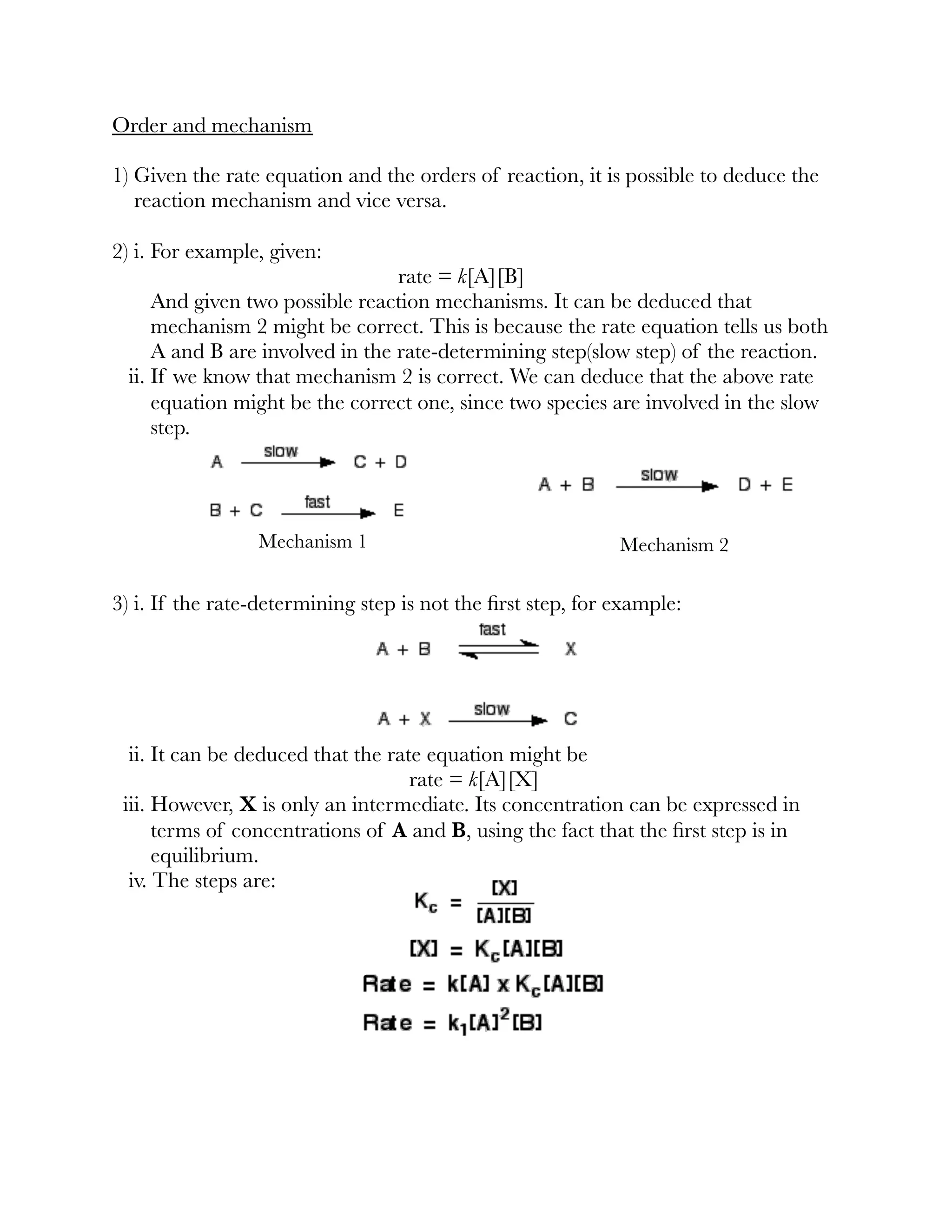 Chemistry zimsec chapter 23 reaction kinetics | PDF