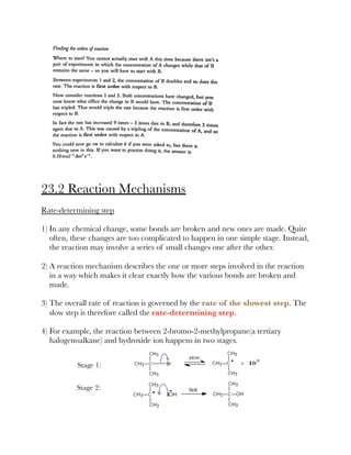 Chemistry zimsec chapter 23 reaction kinetics | PDF