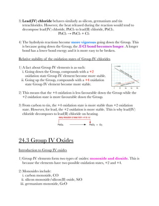 Chemistry zimsec chapter 24 group iv | PDF