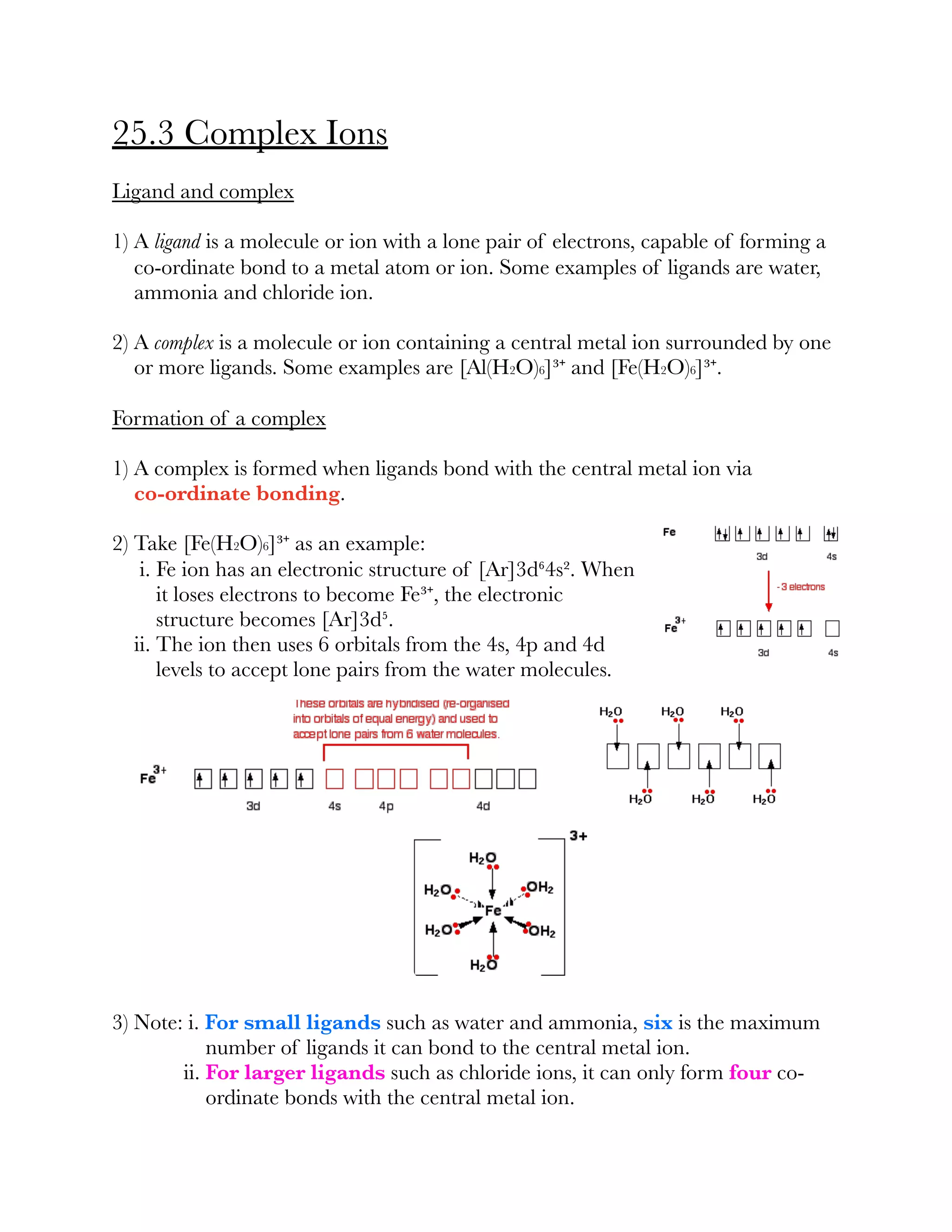 Chemistry zimsec chapter 25 transition elements | PDF