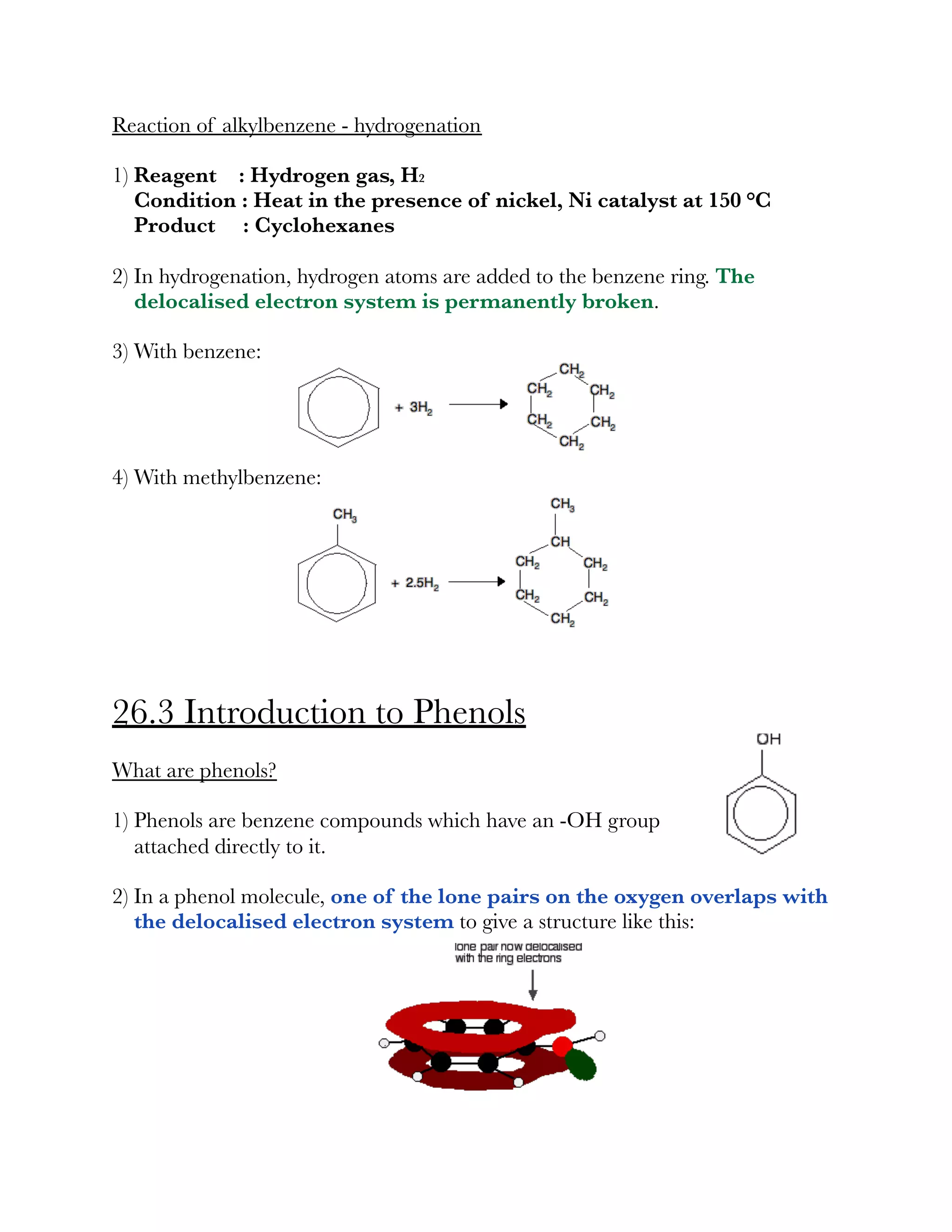 Chemistry zimsec chapter 26 benzene and its compounds | PDF