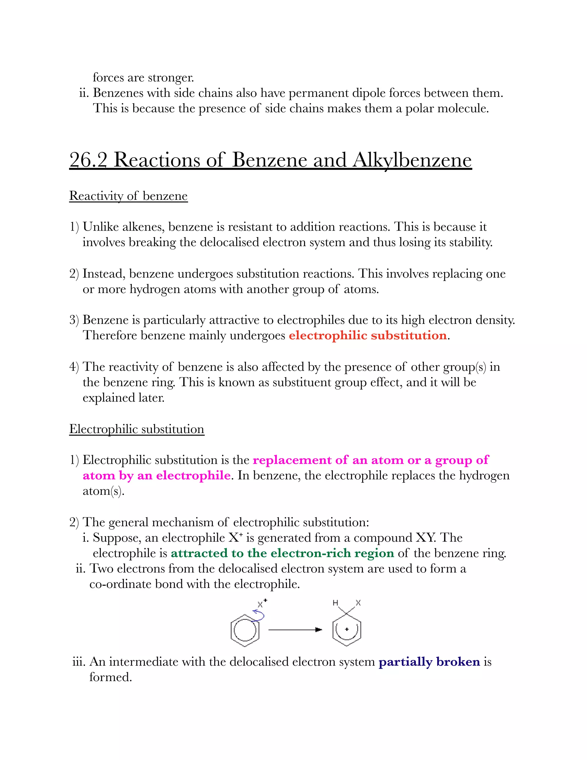 Chemistry zimsec chapter 26 benzene and its compounds | PDF