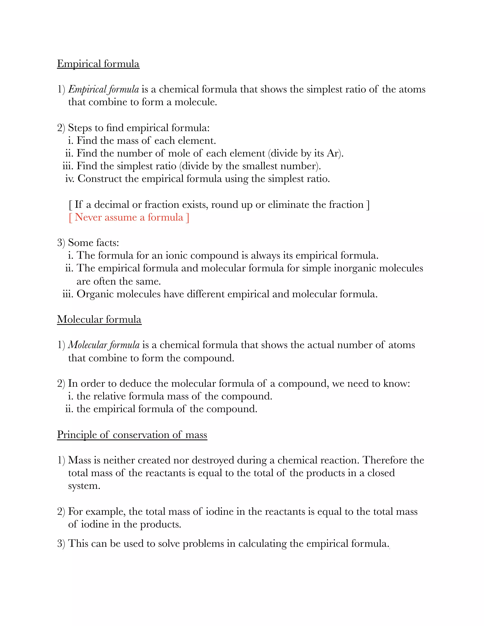Chemistry zimsec chapter 2 atoms, molecules and stoichiometry | PDF