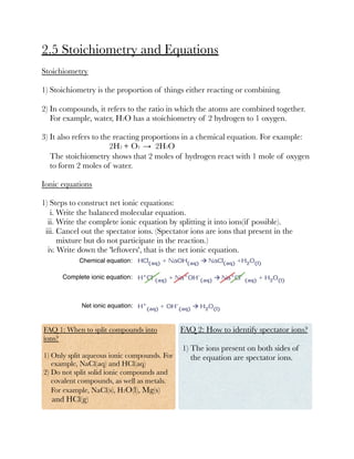 Chemistry zimsec chapter 2 atoms, molecules and stoichiometry | PDF