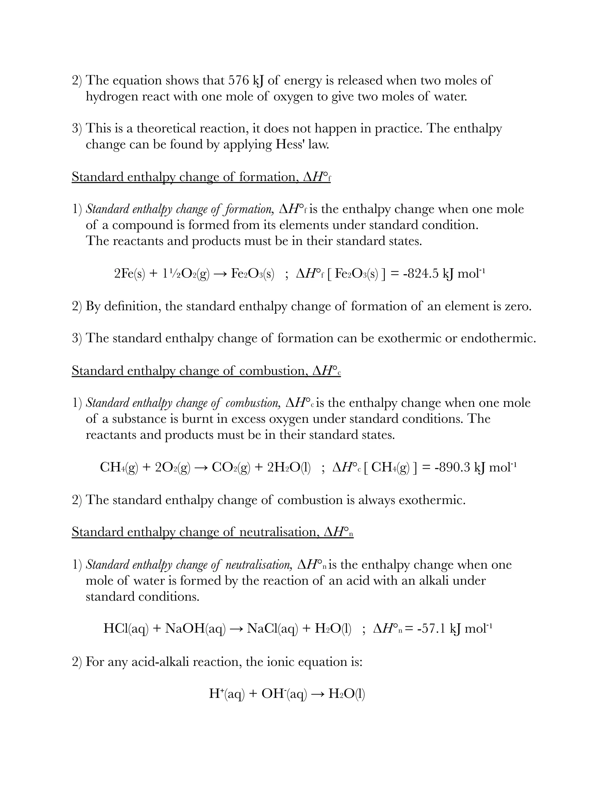 Chemistry zimsec chapter 6 chemical energetics | PDF