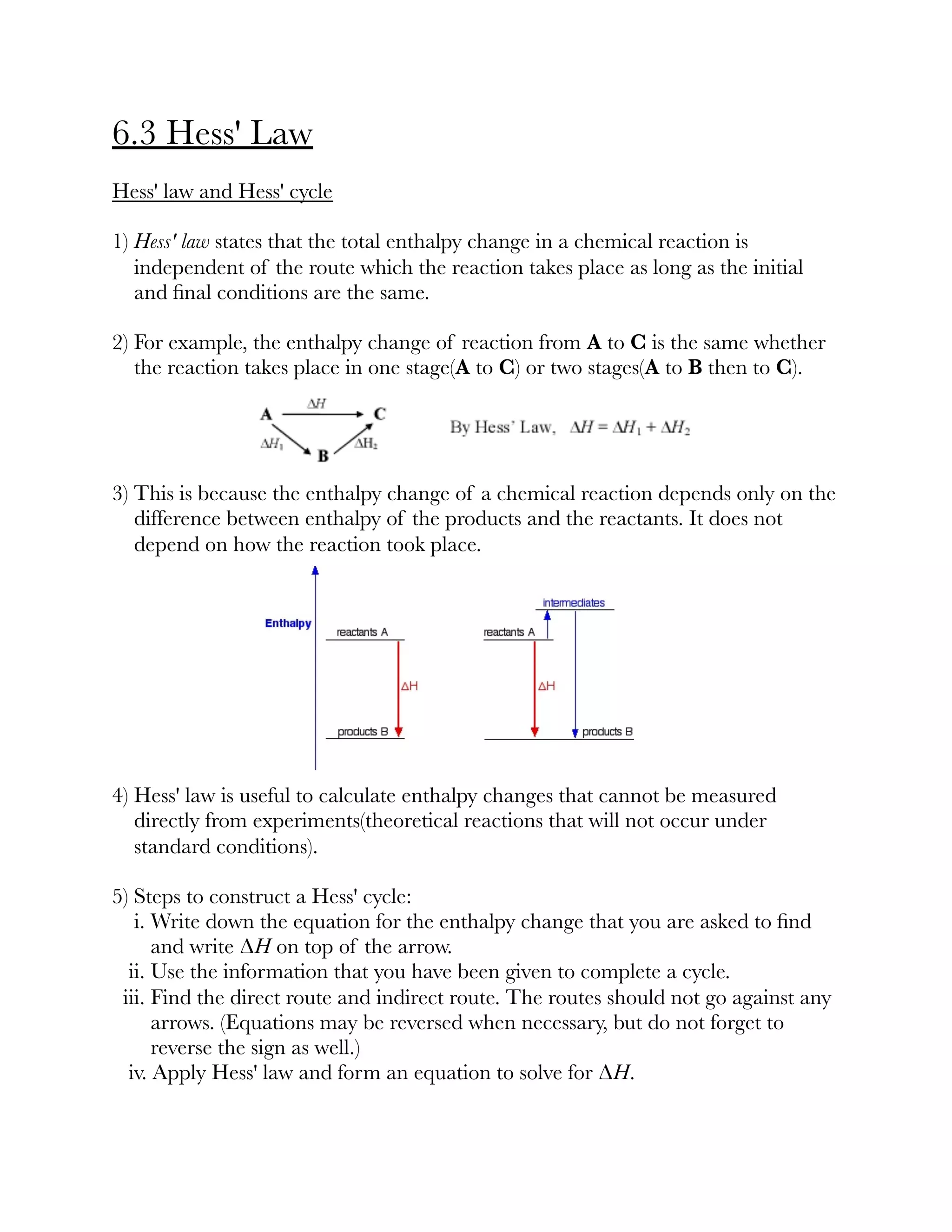 Chemistry zimsec chapter 6 chemical energetics | PDF