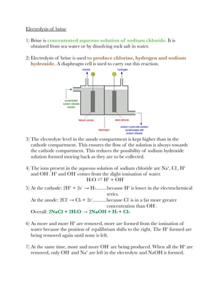 Chemistry zimsec chapter 7 redox reactions and electrolysis | PDF