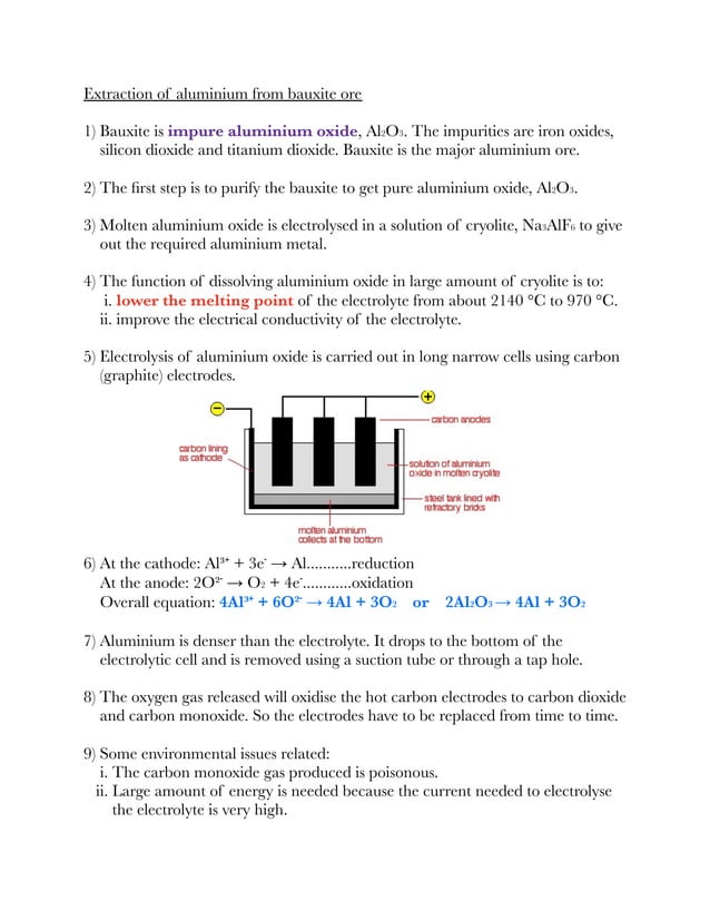 Chemistry zimsec chapter 7 redox reactions and electrolysis | PDF