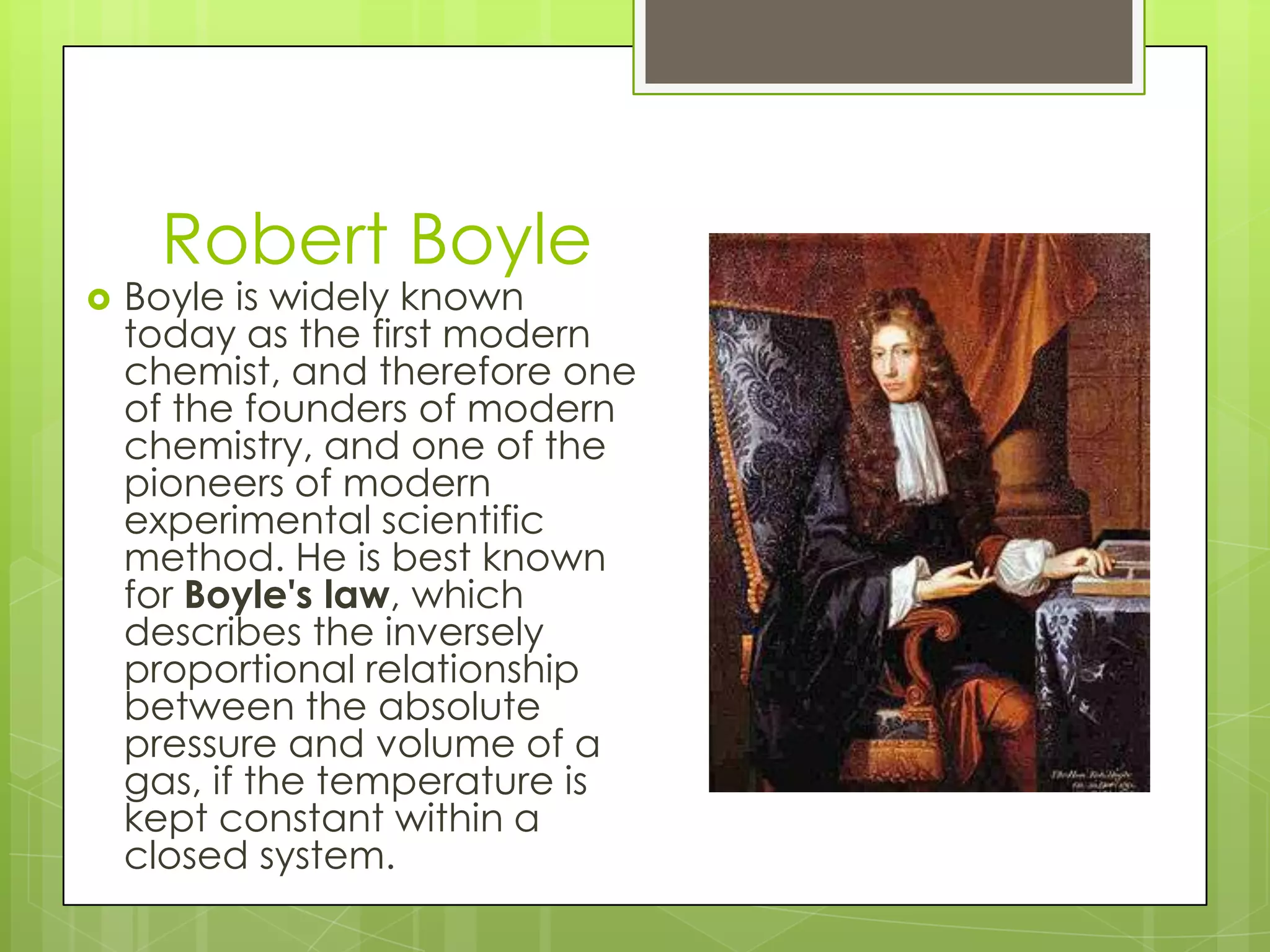 Chemists and their contributions to science!! | PPTX