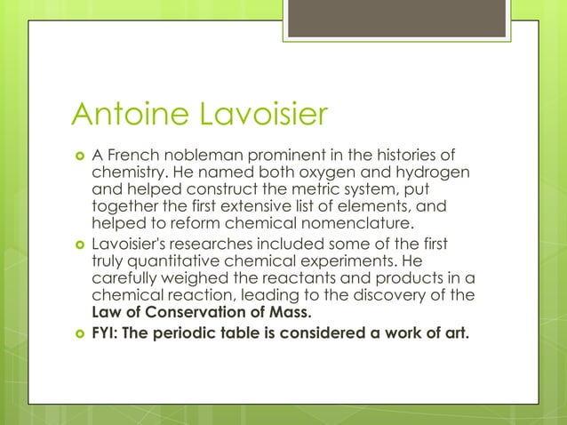 Chemists and their contributions to science!! | PPTX | Chemistry | Science
