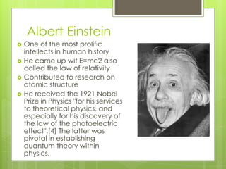 Chemists and their contributions to science!! | PPTX