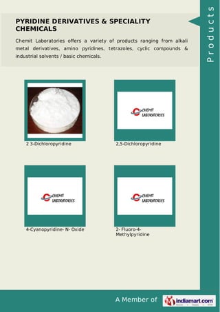 Chemit Laboratories, Hyderabad, Active Pharma Ingredients | PDF