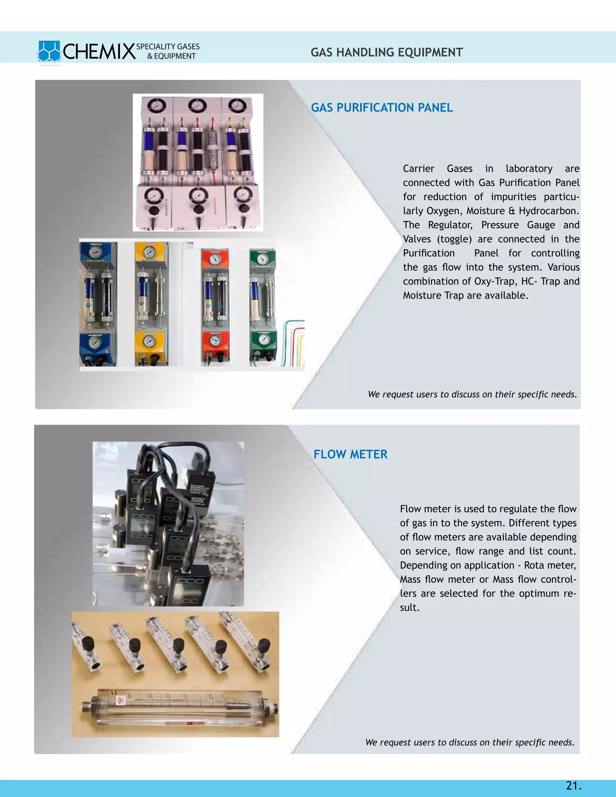 Gases & Gas Handling Equipments By Chemix Specialty Gases And Equipment ...
