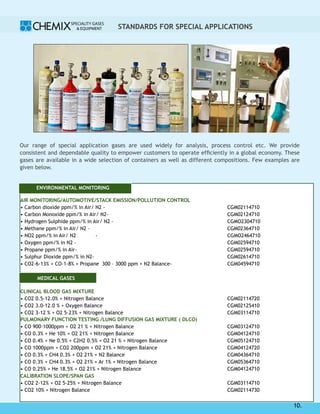 Gases & Gas Handling Equipments By Chemix Specialty Gases And Equipment ...