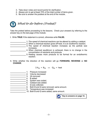 Chem m17 reaction rates & equilibrium | PDF