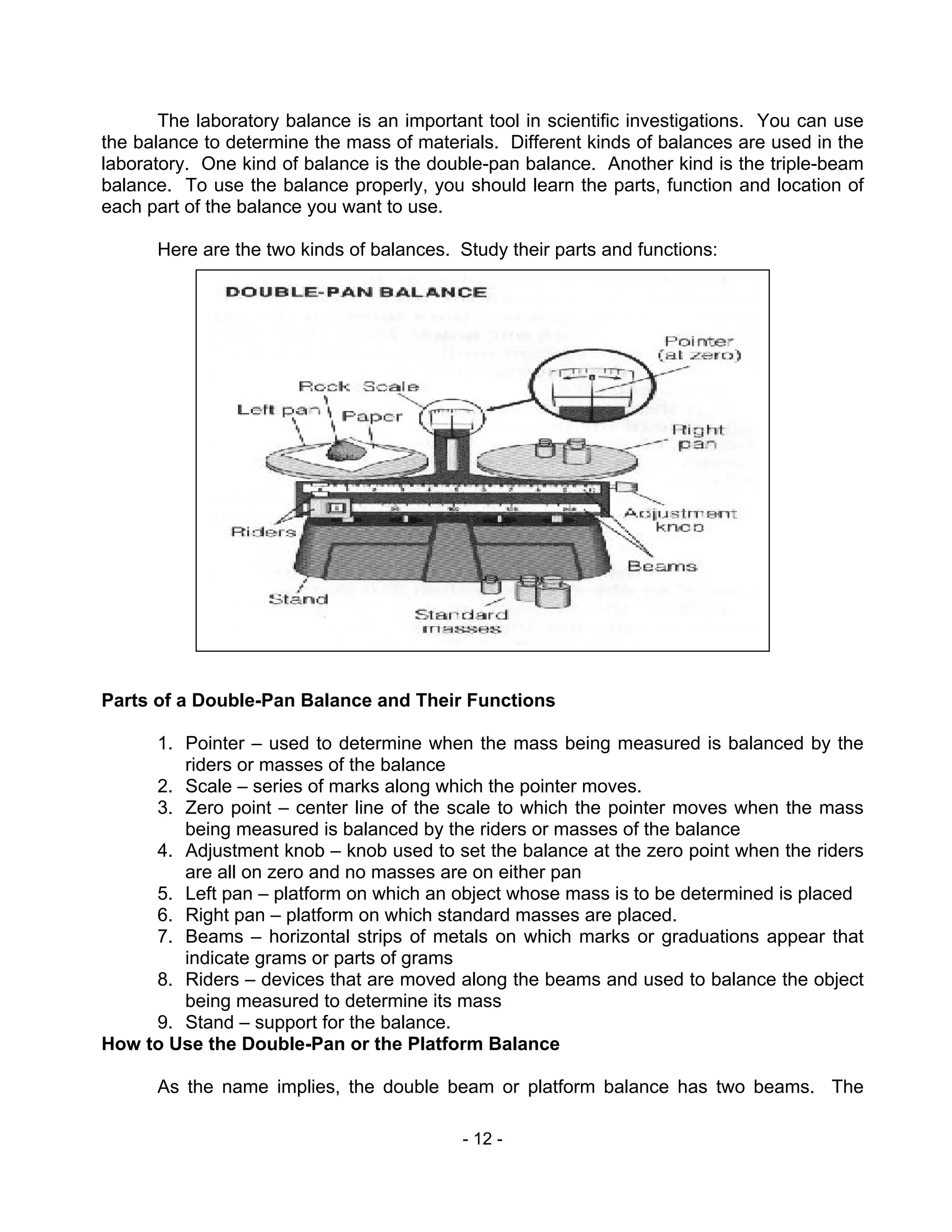 Chem m2 laboratory apparatus, safety rules & symbols | PDF
