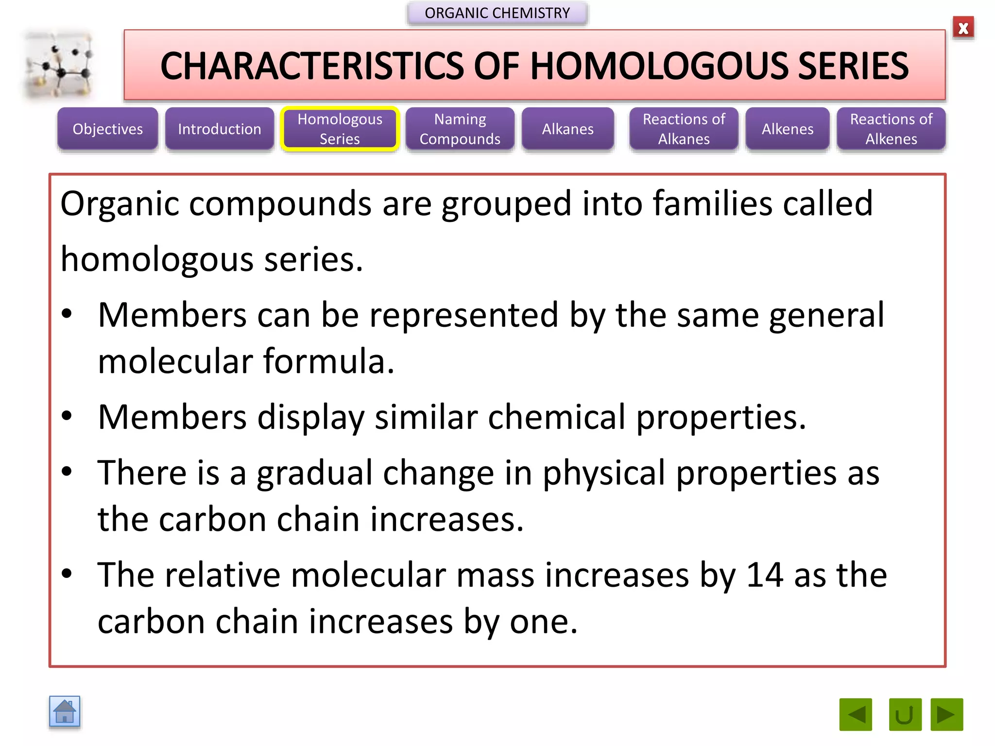 Chemistry M5 Organic Chemistry | PPTX