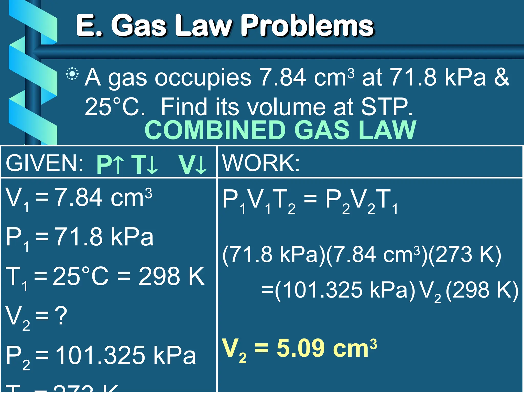 Chem notes The Gas Laws in Chemistry - Gases | PPT