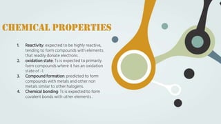 newly discovered elements chemistry presentation.pptx