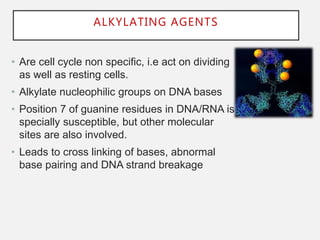 Chemotherapeutic agents | PPTX
