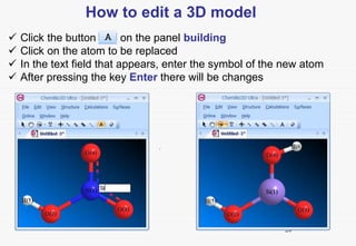 ChemOffice CHEM3D.pptx | 3-D Graphics | Computer Software and Applications