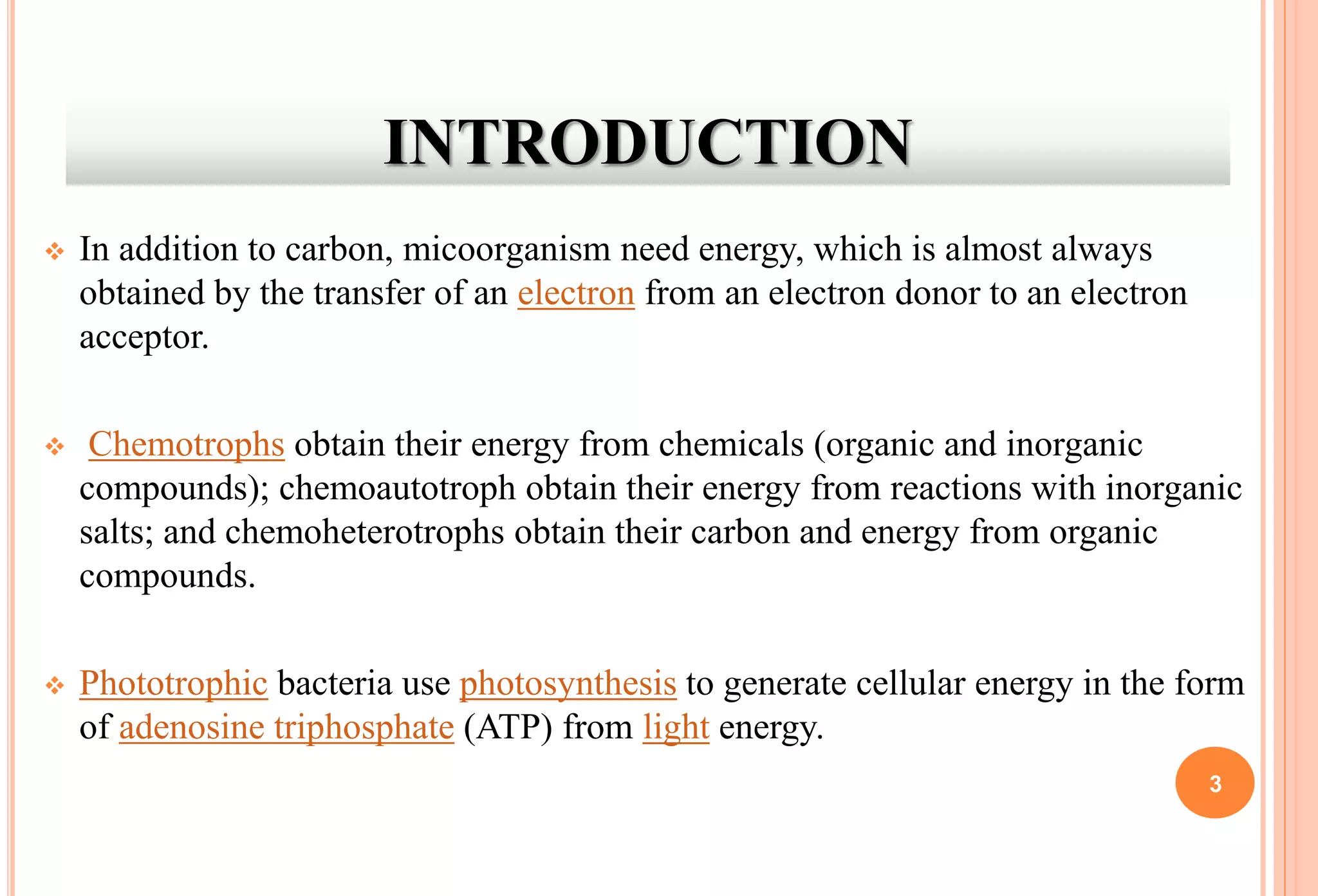 Chemoheterotrophs and photosynthetic microorganism | PPTX