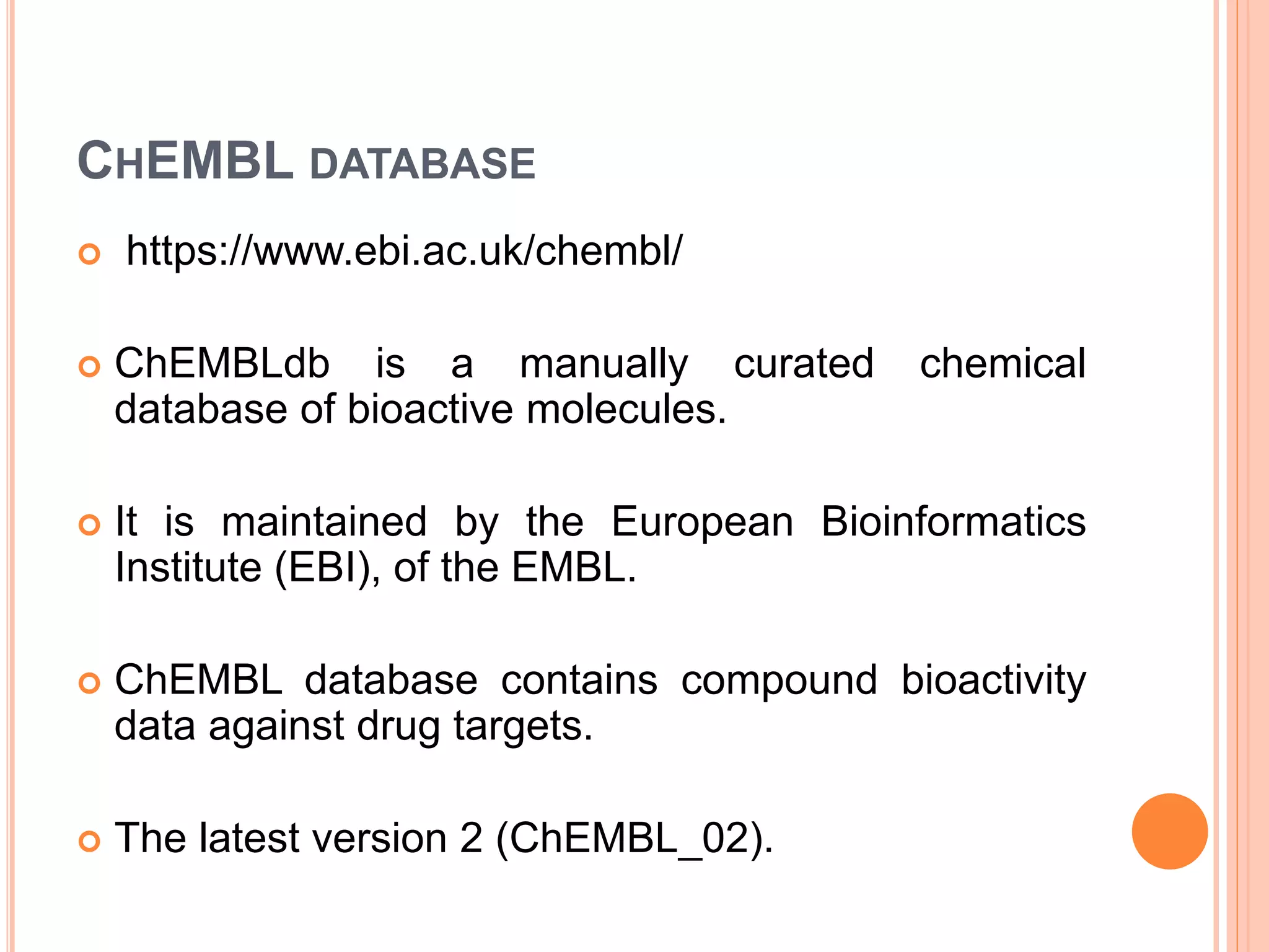 Chemoinformatics | PPTX