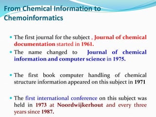 Chemoinformatics.ppt