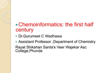 chemoinformatics ppt 2.pptx