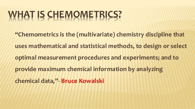 Chemometrics