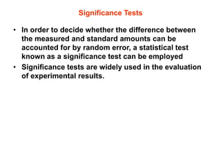 Chemometrics-ANALYTICAL DATA SIGNIFICANCE TESTS.pptx