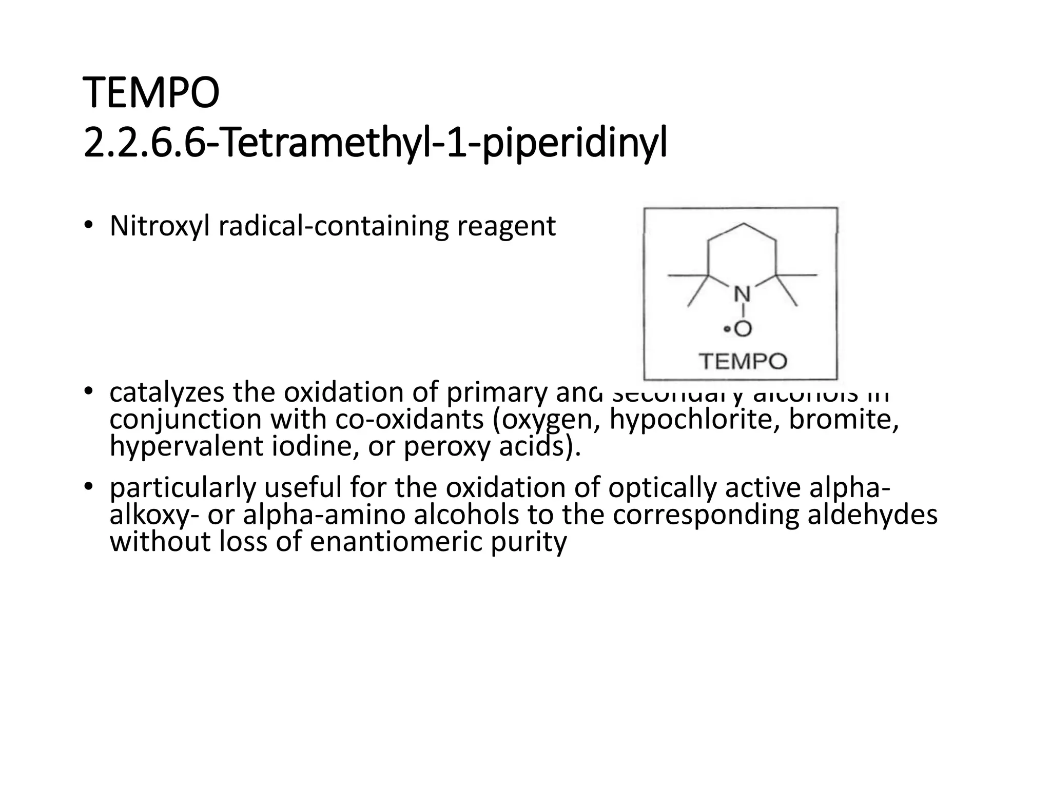 Chemoselective Reagents For Oxidation .pptx