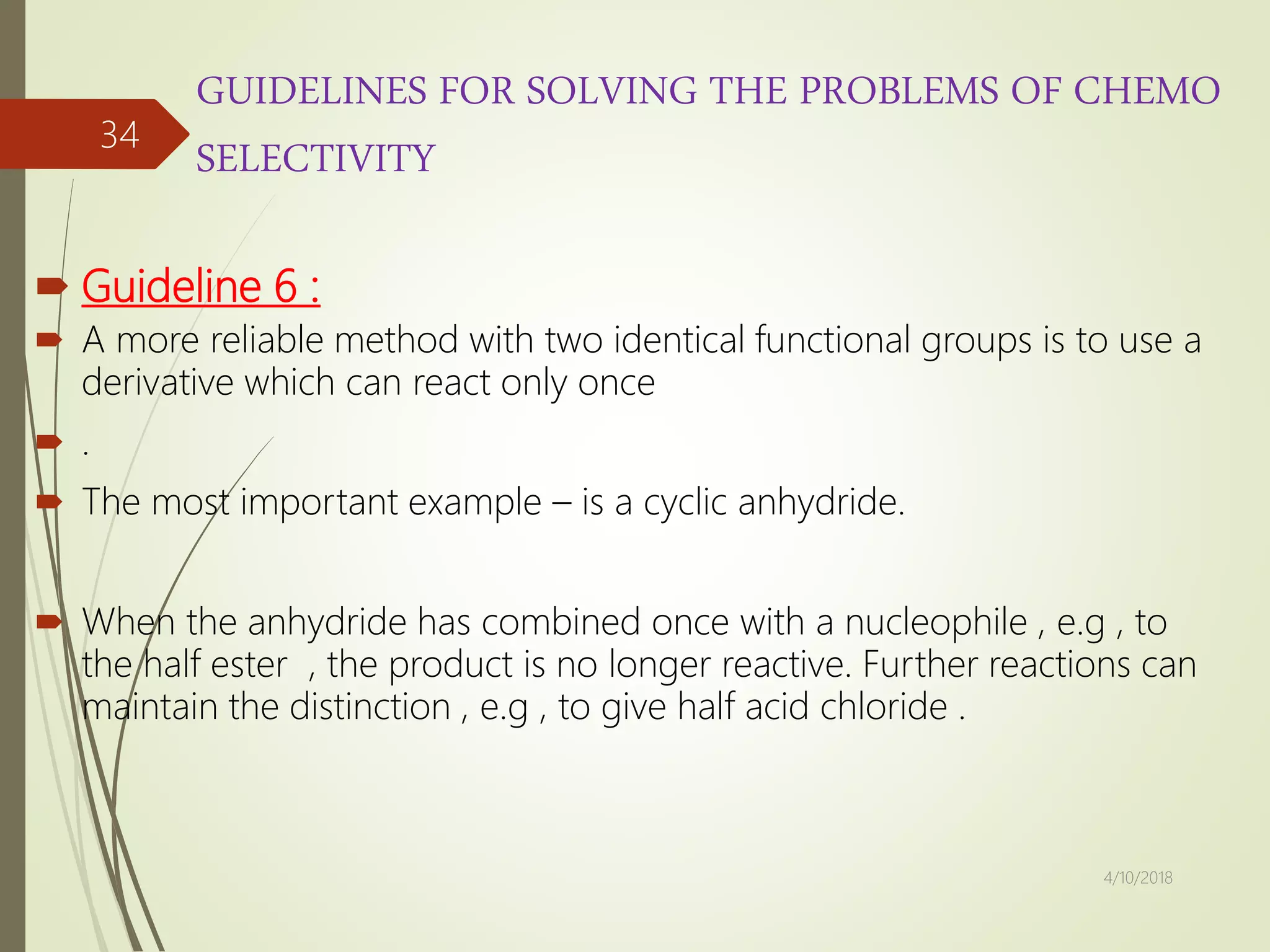 Chemoselectivity and Regioselectivity.pdf | Chemistry | Science