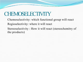 Chemoselsectivity | PDF