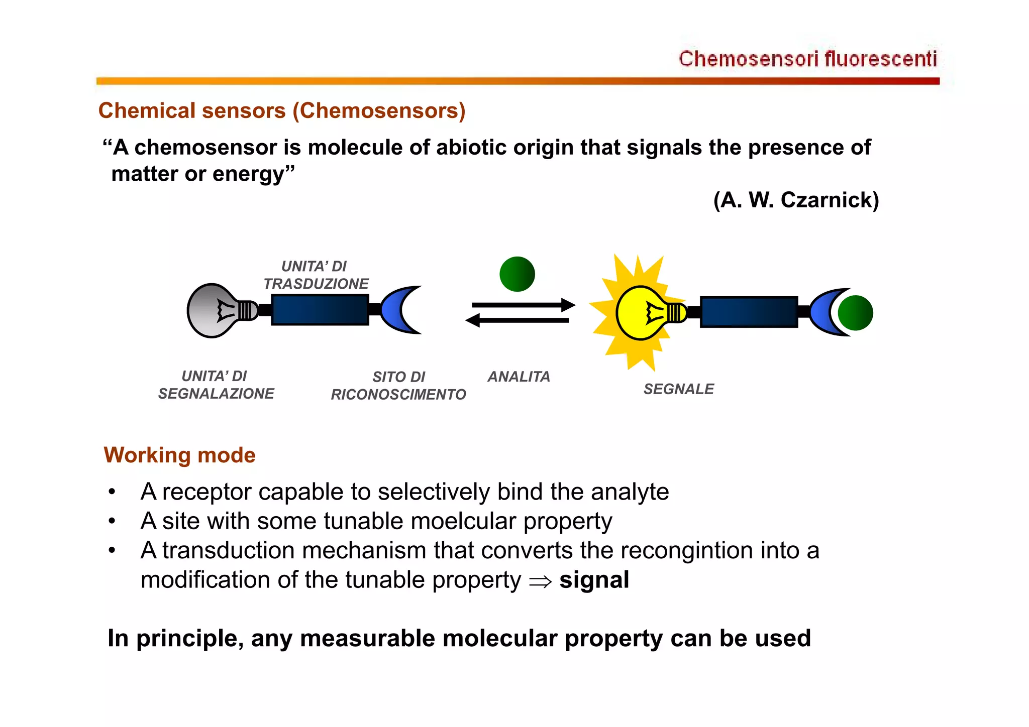 Chemo sensor ppt | PDF