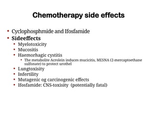 chemo side effects.pptx for health care | PPT