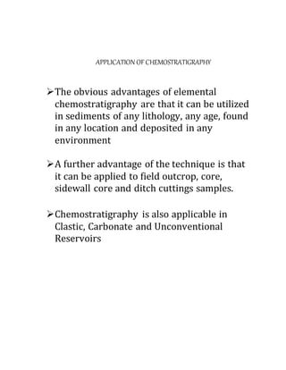 Chemostratigraphy | DOCX
