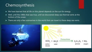Chemosynthesis Notes | PPTX