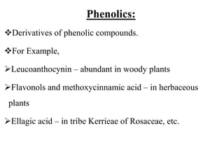 Chemotaxonomy-Plant Taxonomy | PPTX