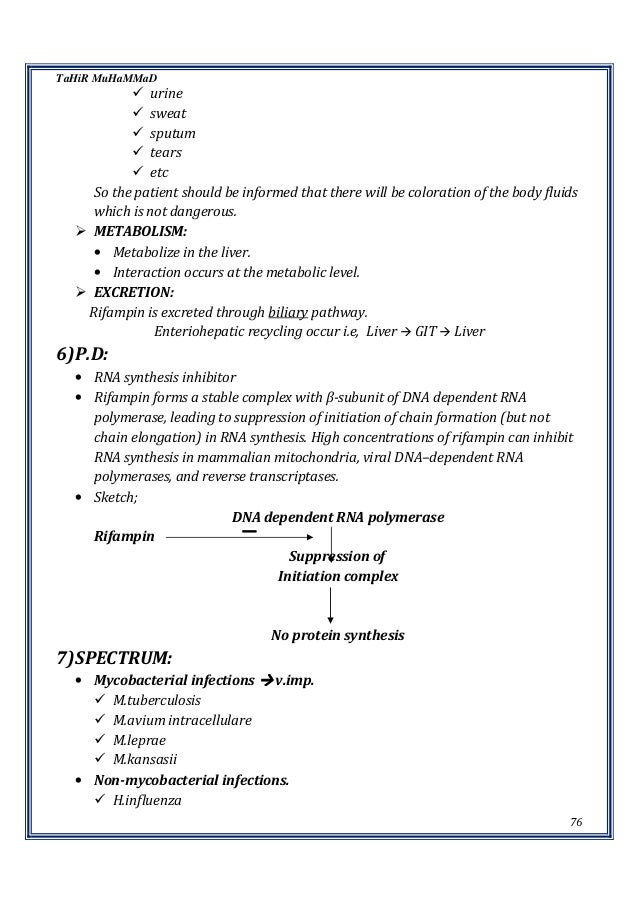 Chemotherapeutics by tahir khan For Pharmacy students, University Of