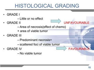 Chemotherapy in orthopaedics | PPTX