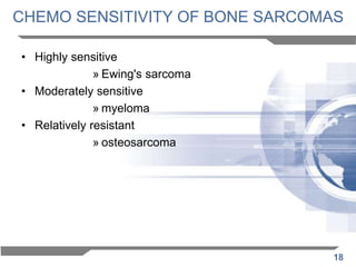 Chemotherapy in orthopaedics | PPTX