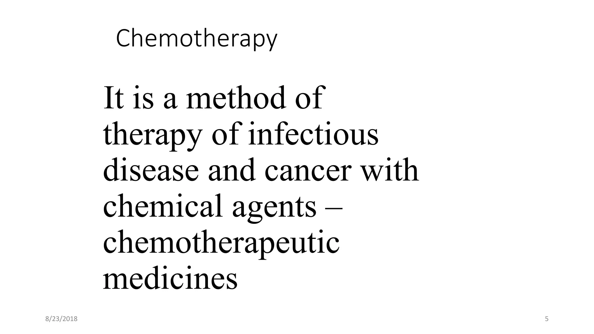 Chemotherapy | PPTX