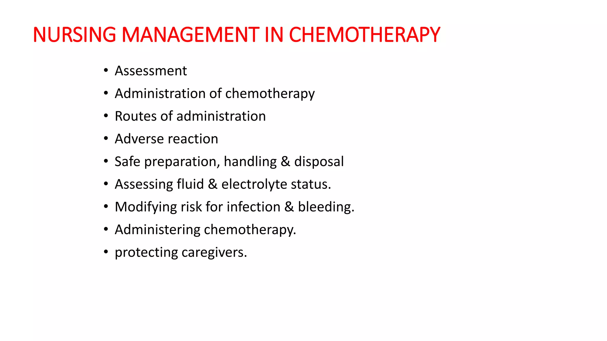 Chemotherapy | PPTX