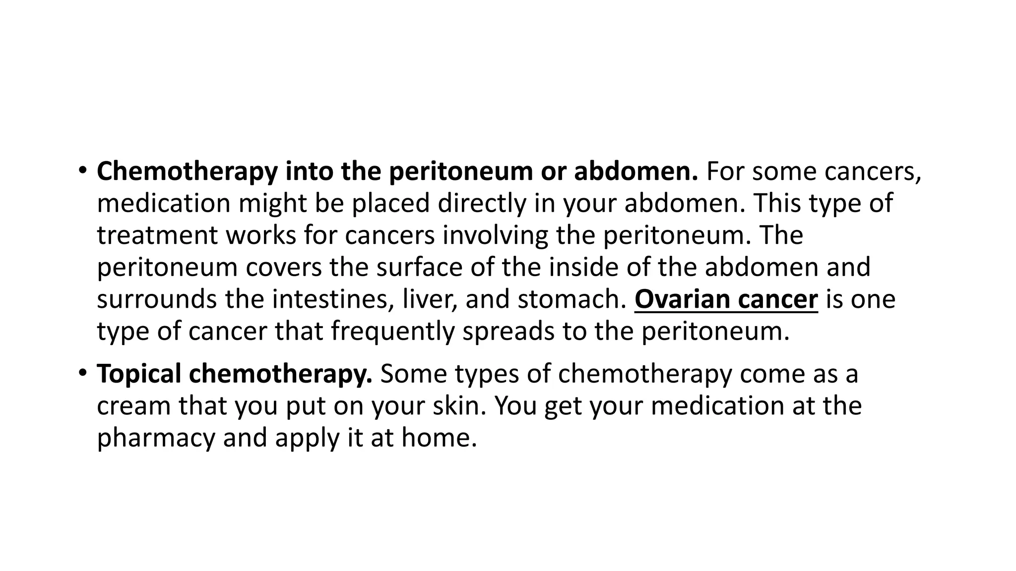Chemotherapy and types of chemotherapy.pptx