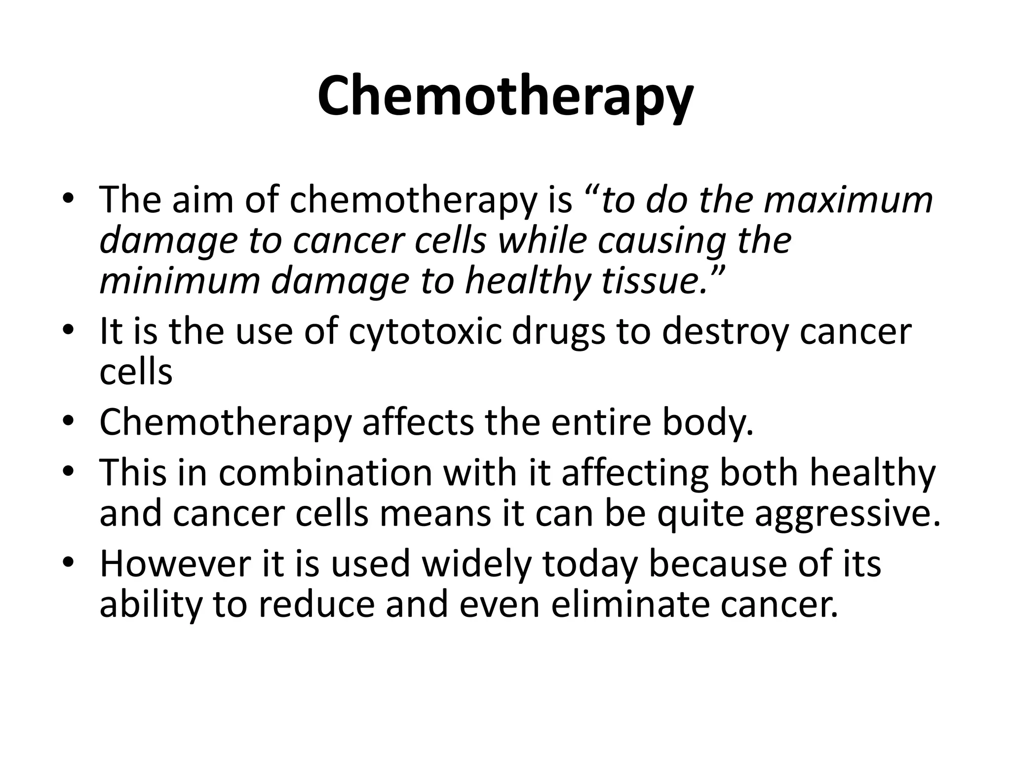 Chemotherapy | PDF