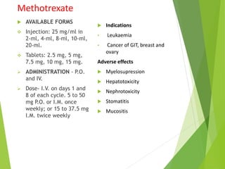 chemotherapyagents .pptx