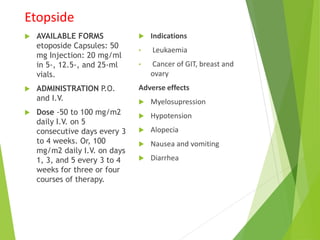 chemotherapyagents .pptx