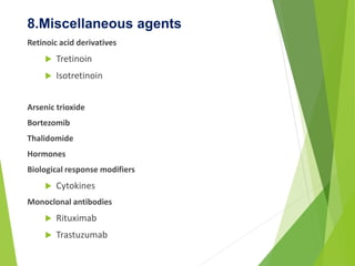 chemotherapyagents .pptx